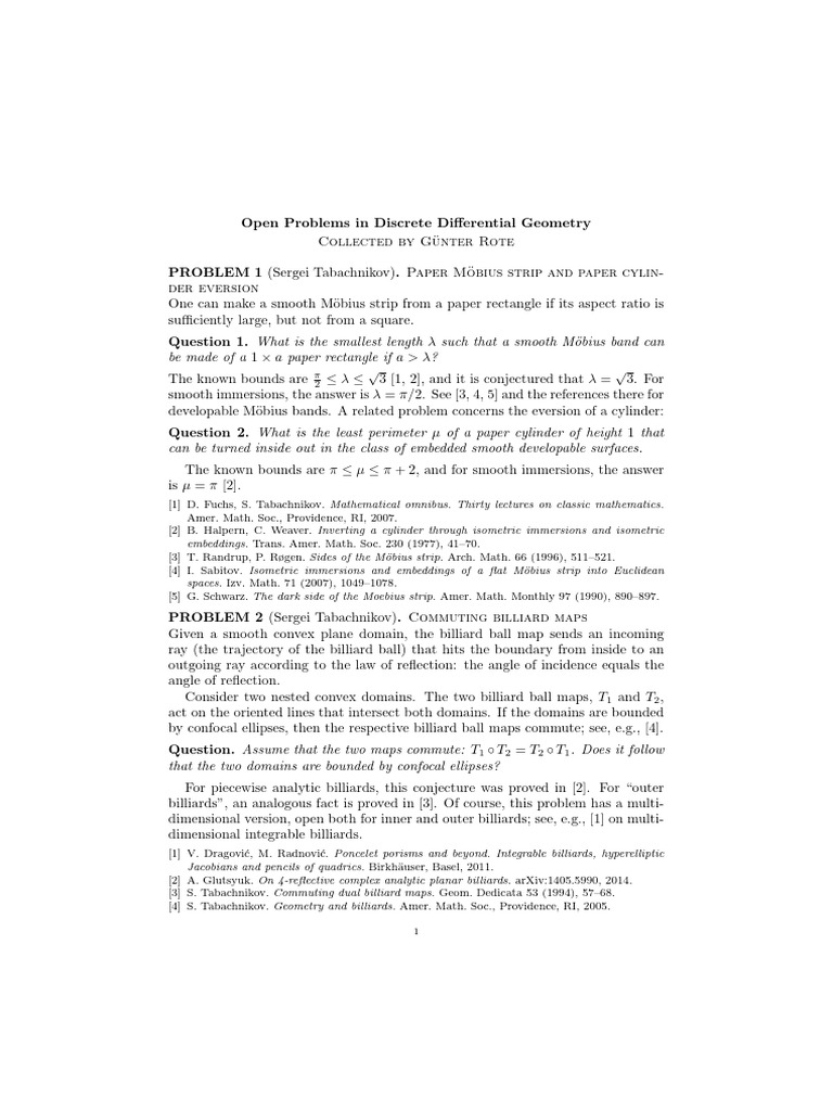 OWR DDG15 Problems | PDF | Vertex (Geometry) | Matrix (Mathematics)