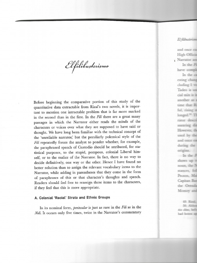 Anderson Why Counting Counts El Filibusterismo | PDF