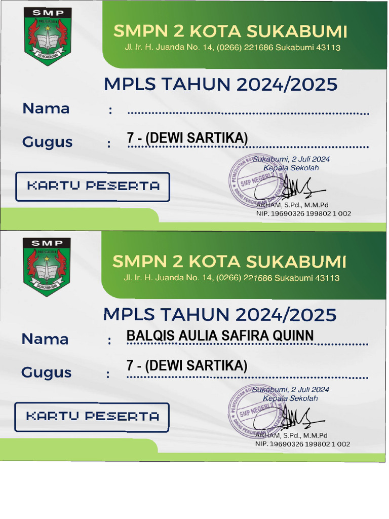 2 Name Tag Mpls A4 | PDF