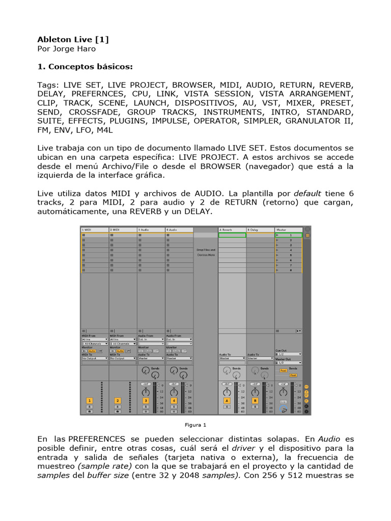 Guía Completa de Ableton Live 9 y 10 | PDF | Sintetizador | Producción ...