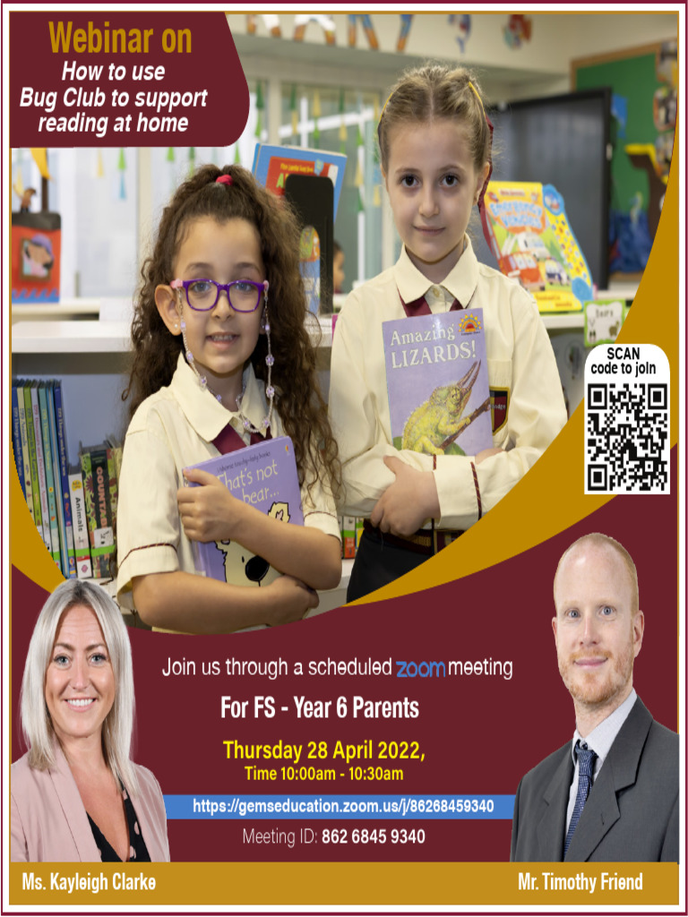 Bug Club Webinar for Parents: FS-Year 6 | PDF