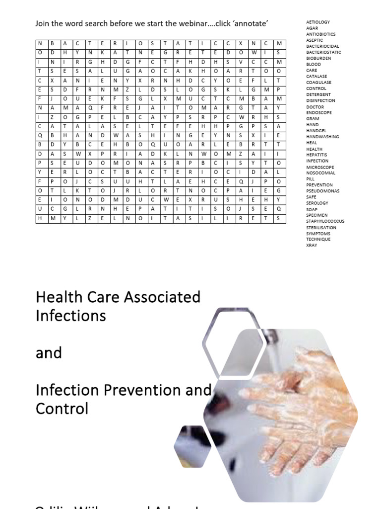MD1 HCAI Workshop 2024 | PDF | Infection | Beta Lactamase