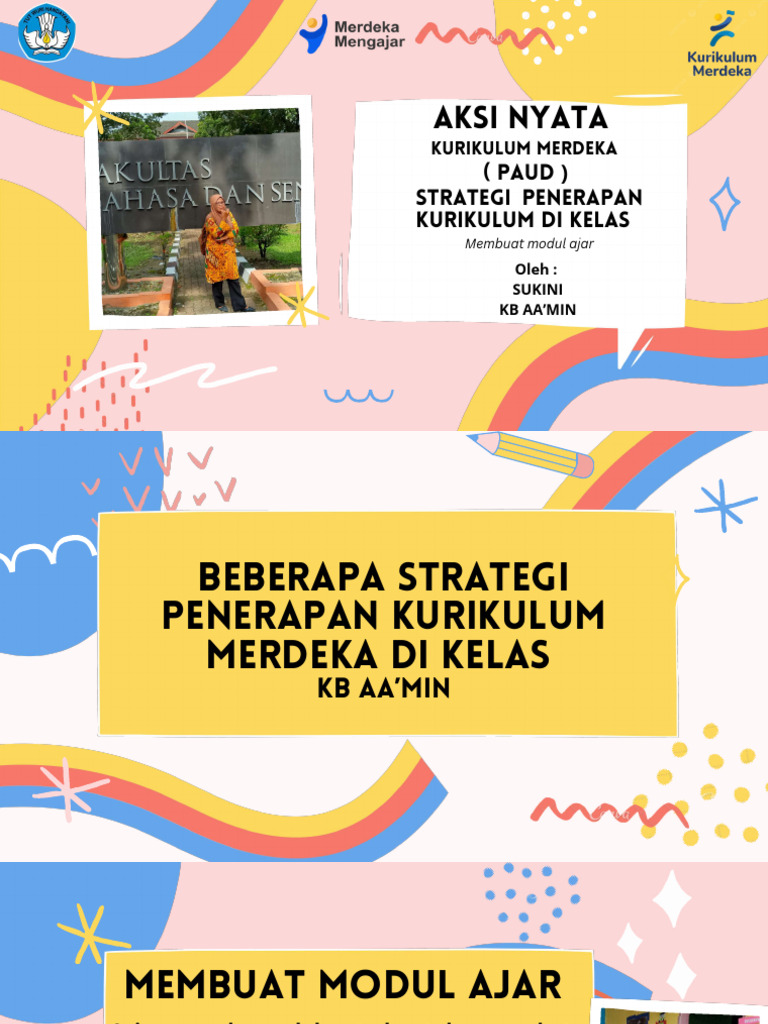 STRATEGI PENERAPAN KURIKULUM MERDEKA DIKELAS - Compressed | PDF