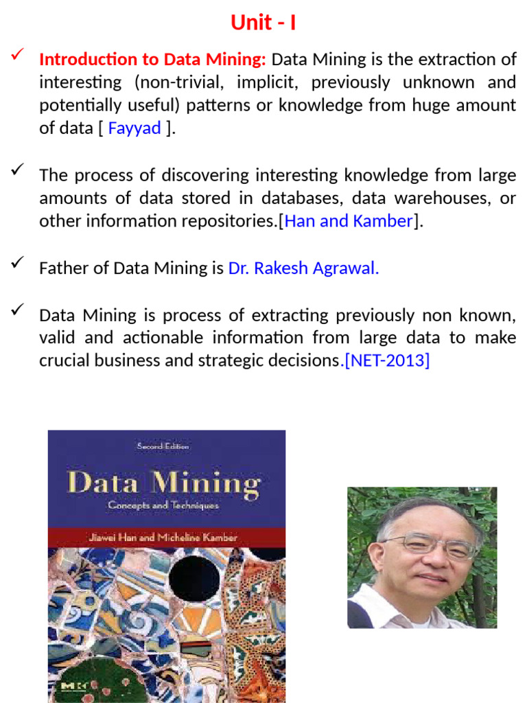 Dwdm - Unit - II | PDF | Data Mining | Data