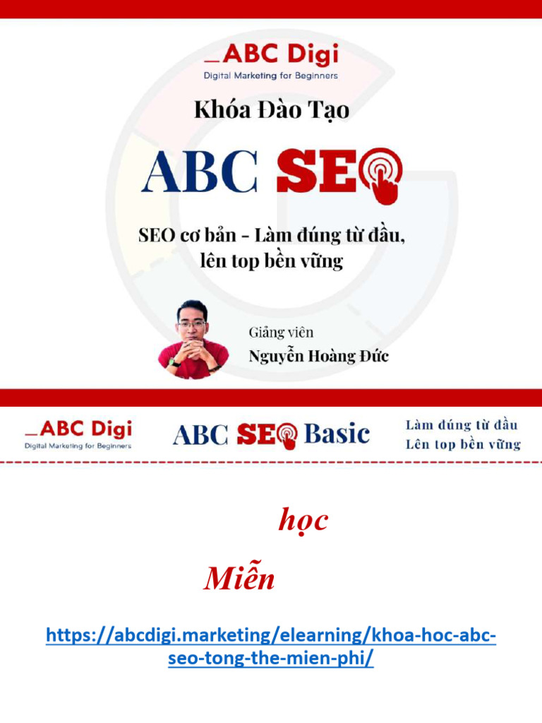 ABC SEO Bai 01 Tong Quan Ve Seo ABCDigi | PDF