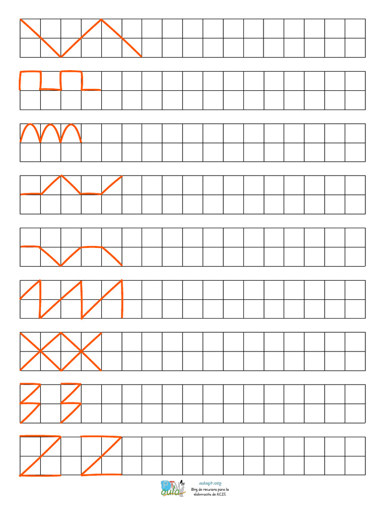 Ficha Grafo Atención Percepción Visual | PDF