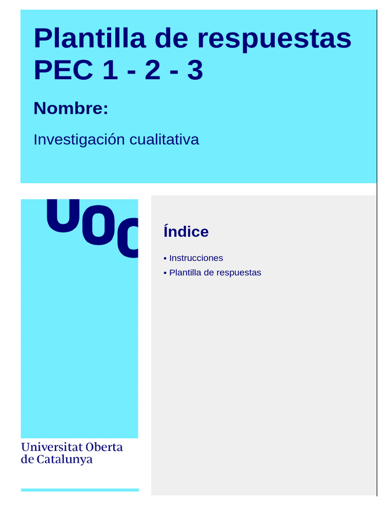 Investigacion Cualitativa Pec1 | PDF | Red social | Experiencia