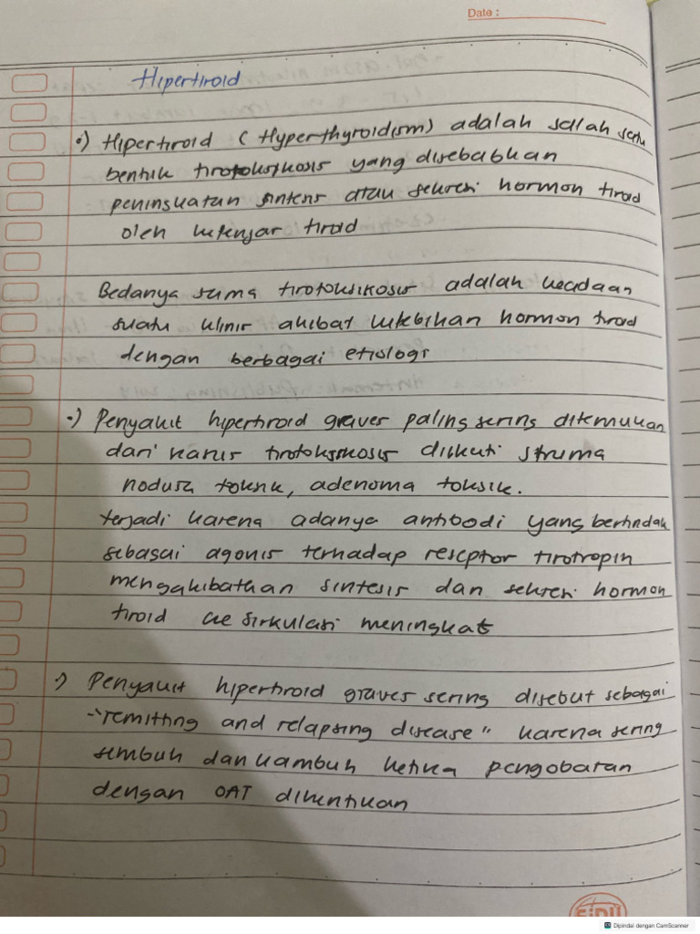 Hipertiroid Dan Krisis Tiroid | PDF