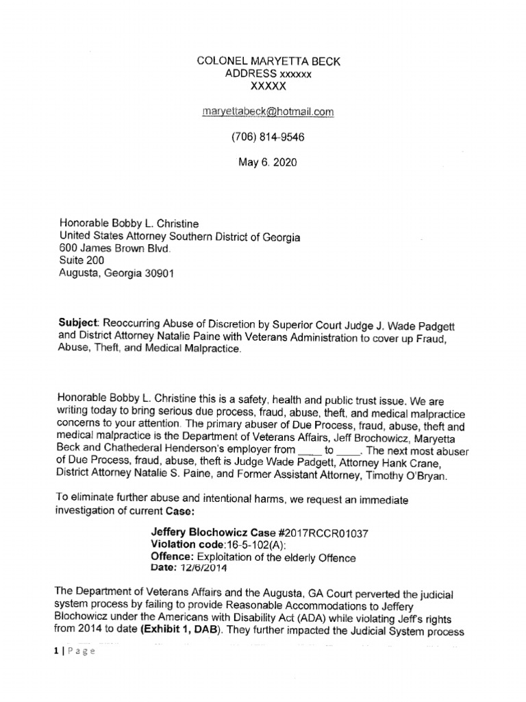 Exhibit 6: Complete Packet | PDF