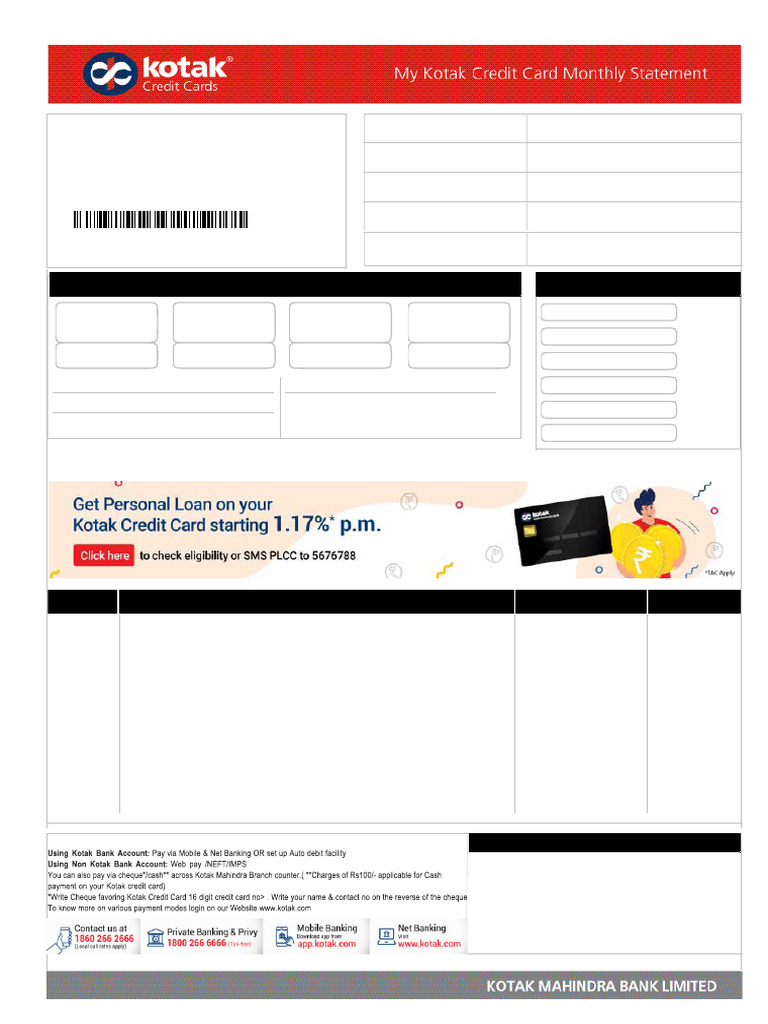 CC STATEMENT_unlocked | PDF | Credit Card | Interest