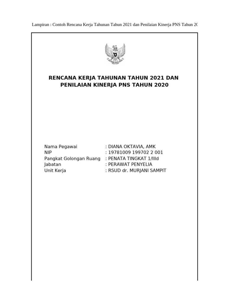 Format SKP 2021 | PDF