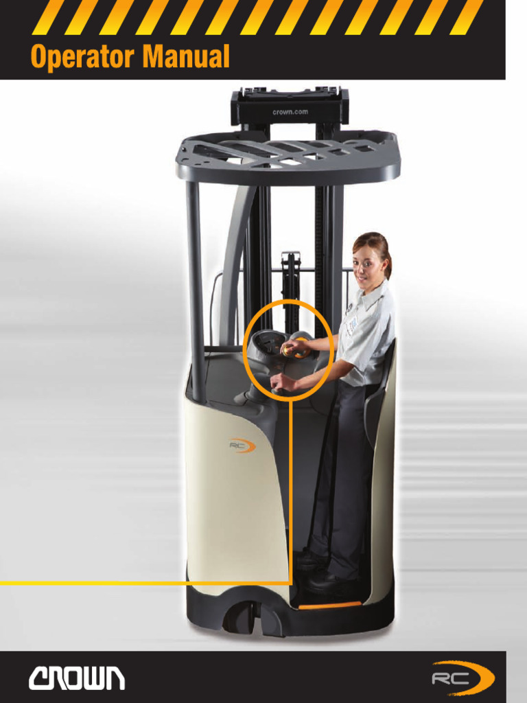 Crown Counterbalance Trucks RC5500 Operator Manual | PDF | Truck ...