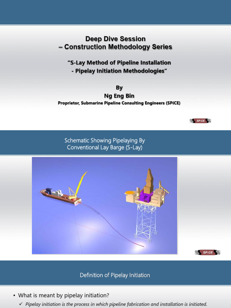 S-Lay Pipeline Installation Initiation | PDF
