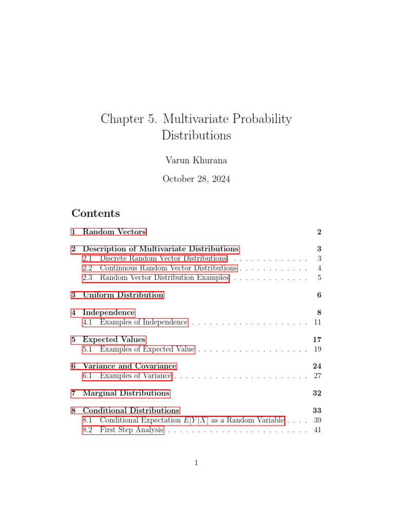 APMA1655 | PDF | Probability Distribution | Variance