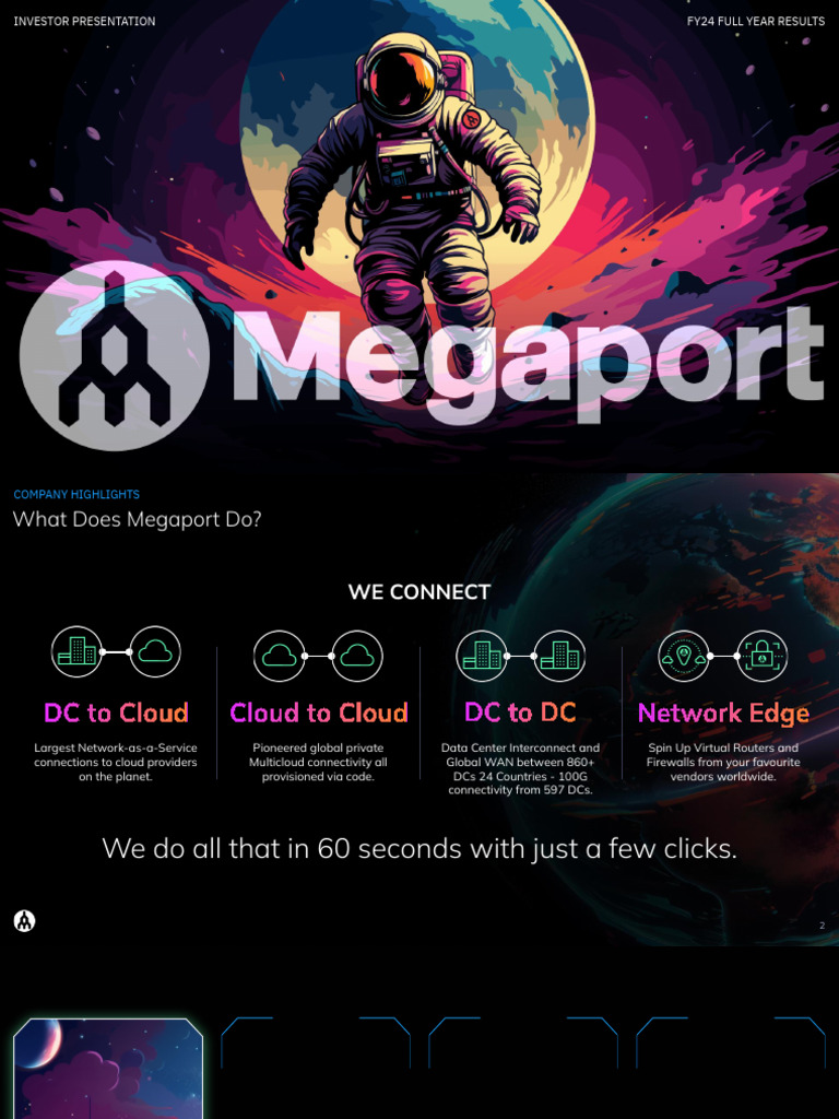 Megaport FY24 Investor Update | PDF | Expense | Income Statement