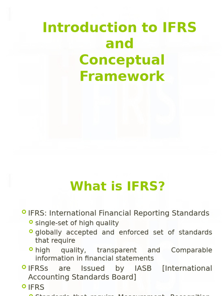 Int Conceptual Framework Final Pdf International Financial
