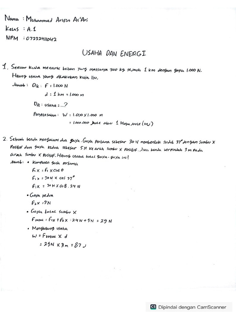 Muhammad Arifin As'ari Sipil A 11zon | PDF