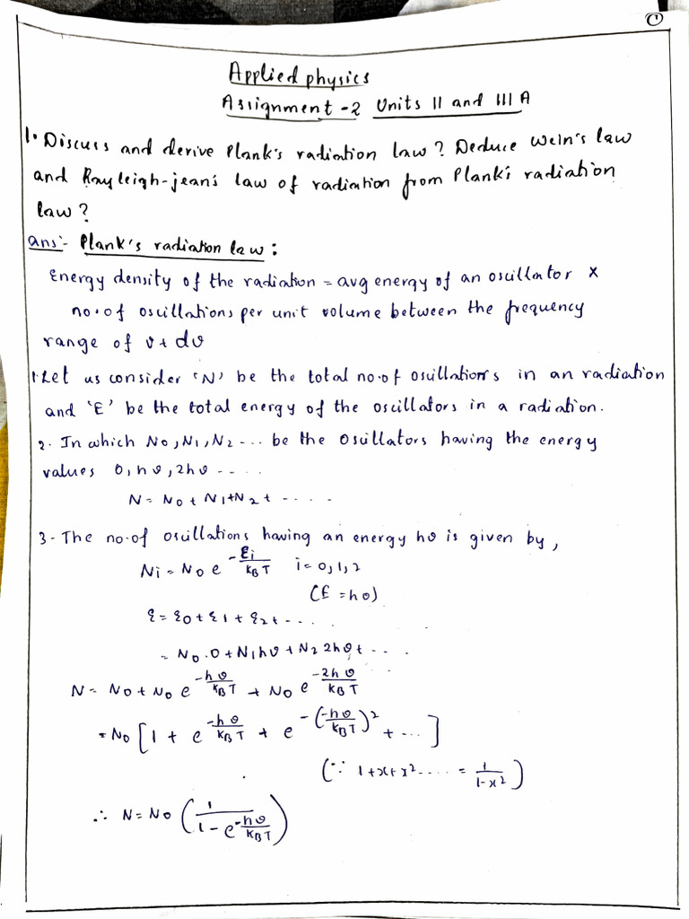 AP Assignment - 2 | PDF | Atomic Physics | Physical Sciences