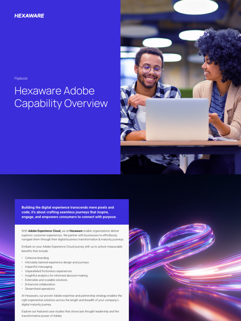 Adobe Hexaware Capabilities Flipbook | PDF | Analytics | Customer ...