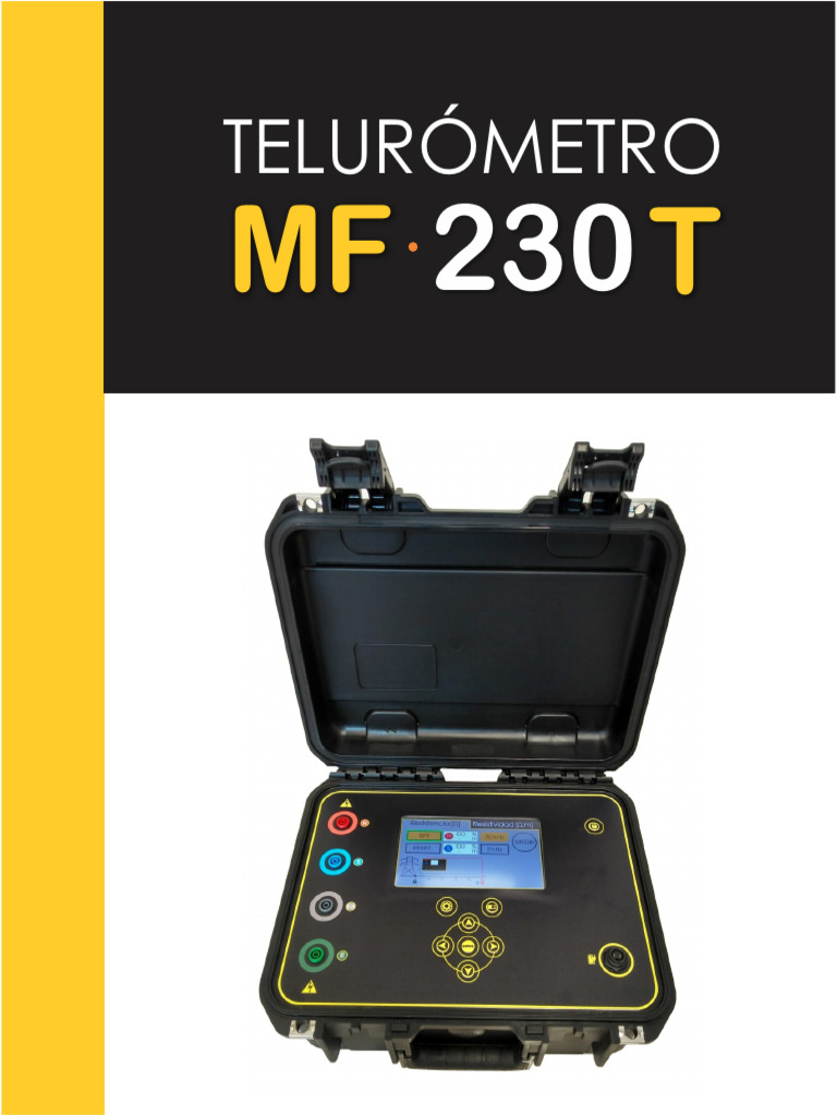 Telurómetro MF 230T: Medición Avanzada | PDF | Resistencia Eléctrica y ...