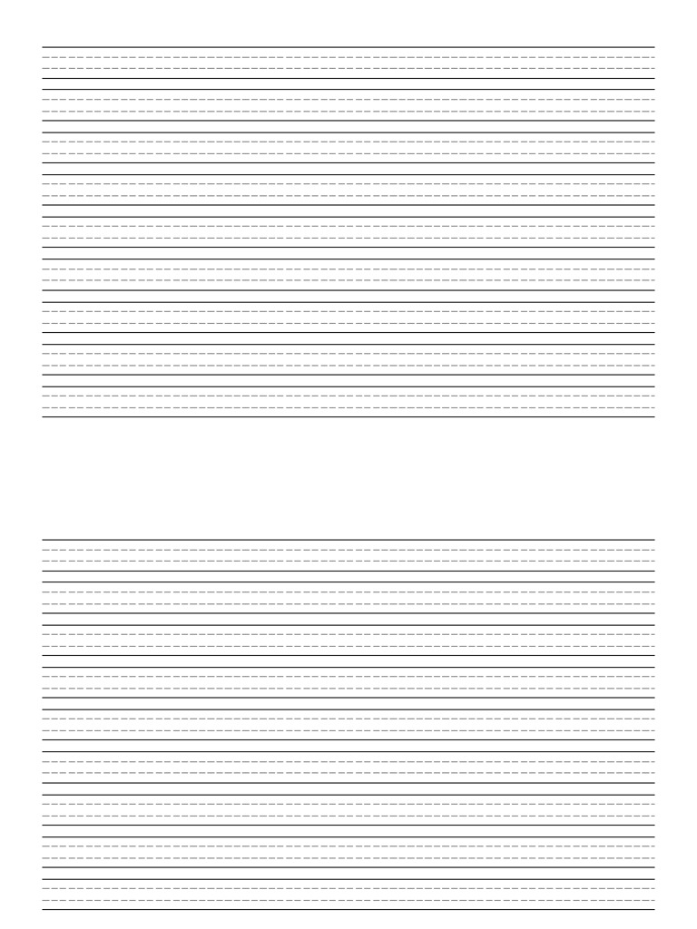 Handwriting Paper 4lines | PDF