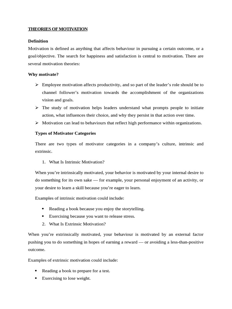 Motivation Theories Ppt 5 Pdf Motivational Motivation