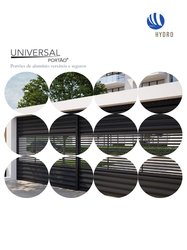 Portões de Alumínio Hydro | PDF | Alumínio