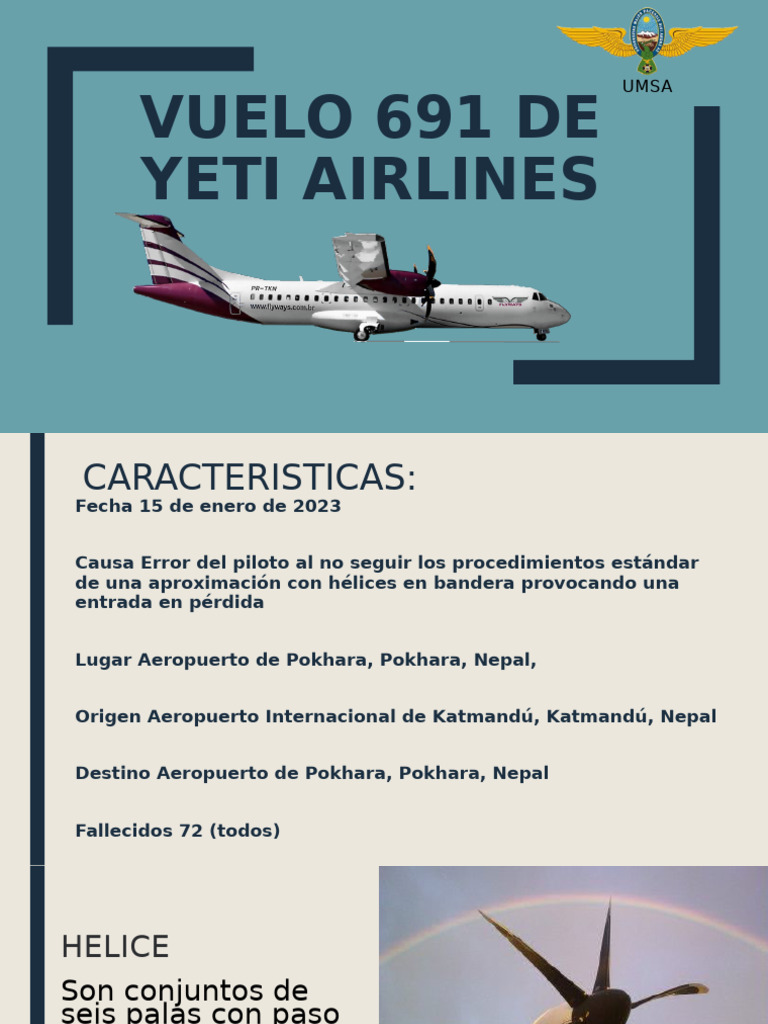 Vuelo 691 de Yeti Airlines | PDF