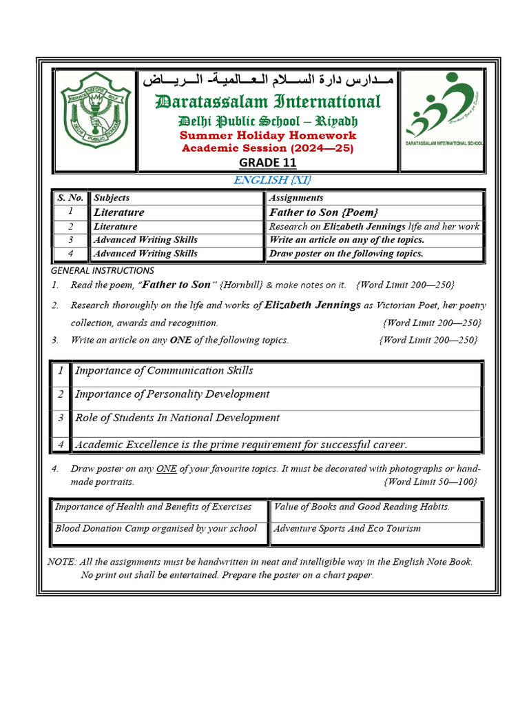 Grade 11 Summer Homework Assignments | PDF | Chemical Polarity ...