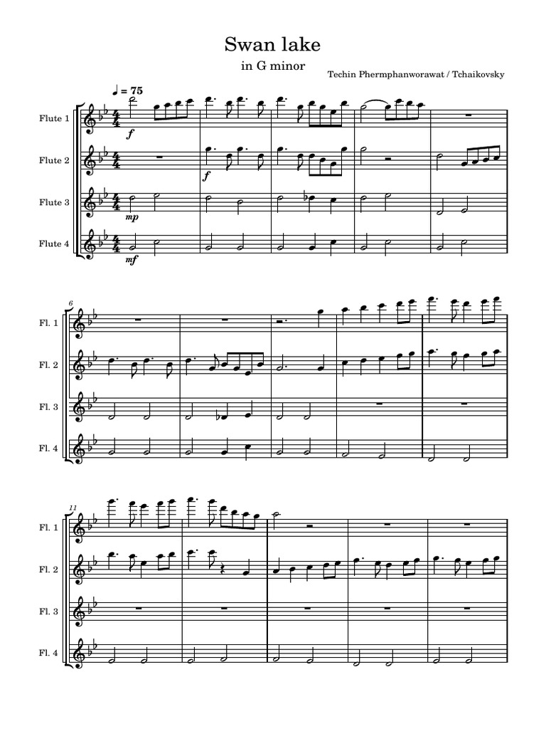 Swan lake | PDF | Ballet | Suites