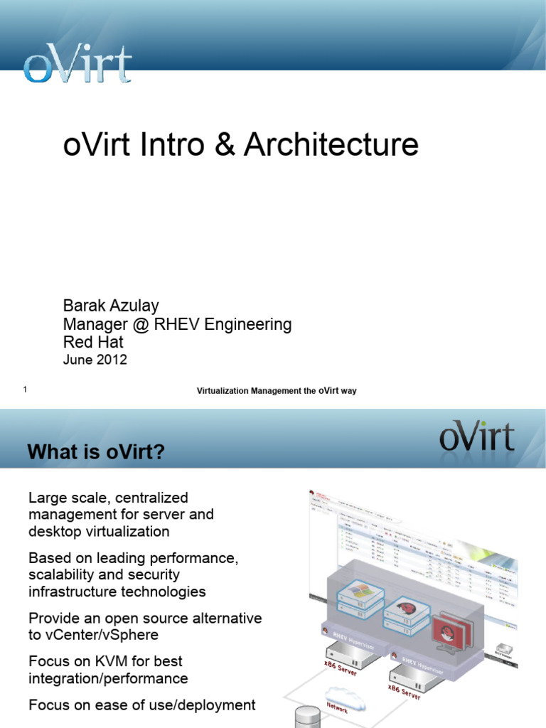 lcjp2012_ovirt_intro | PDF | Virtual Machine | Virtualization