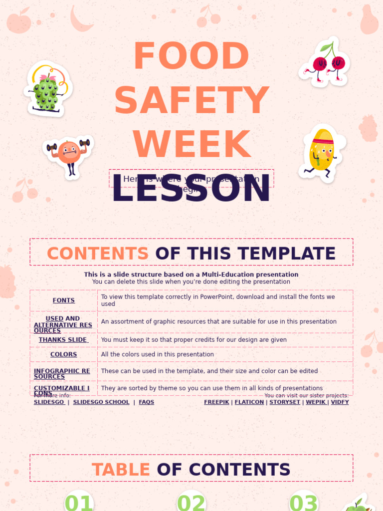 Food Safety Week Lesson Ppt | PDF | Planets | Solar System