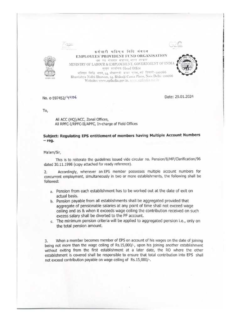 EPS-entitlement Multiple Accounts | PDF