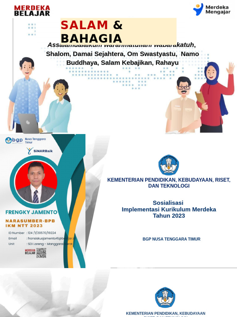 Sosialisasi Kurikulum Merdeka 2023 | PDF