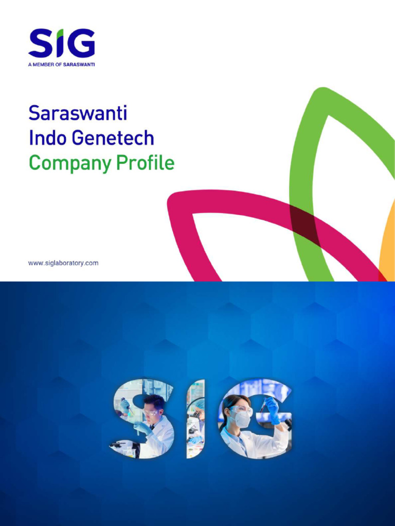 Company Profile SIG Laboratory Website | PDF