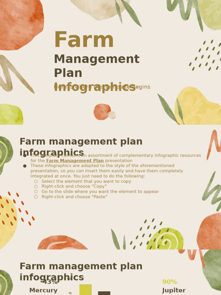 Farm Management Plan Infographics by Slidesgo | PDF | Planets | Planets ...
