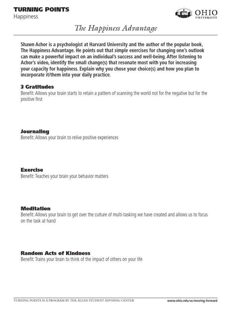 Happiness Advantage | PDF