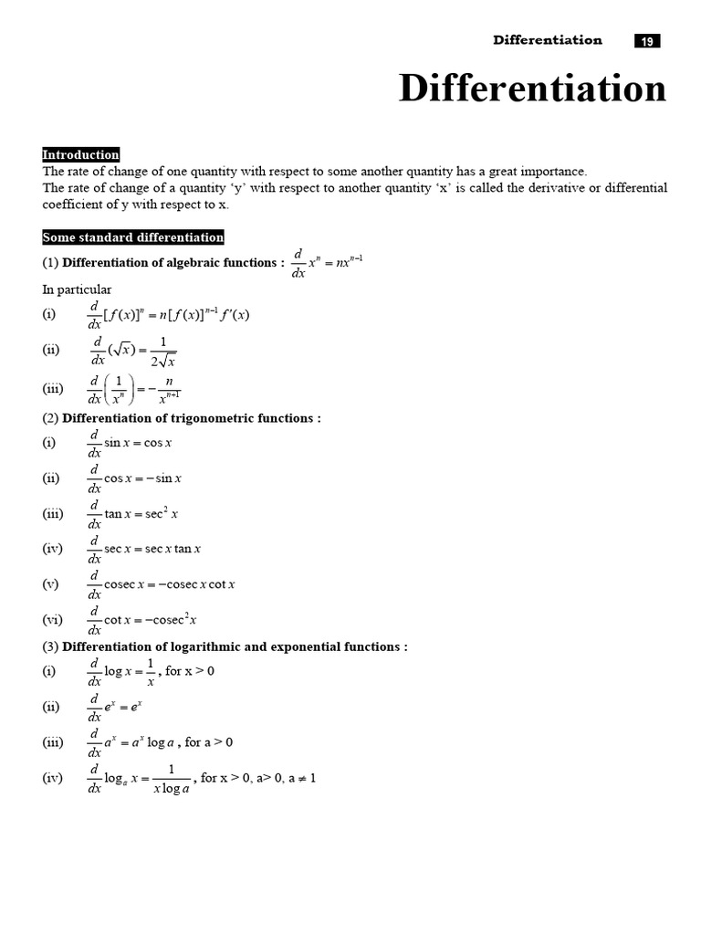 Derivative Class 11 | PDF | Derivative | Function (Mathematics)