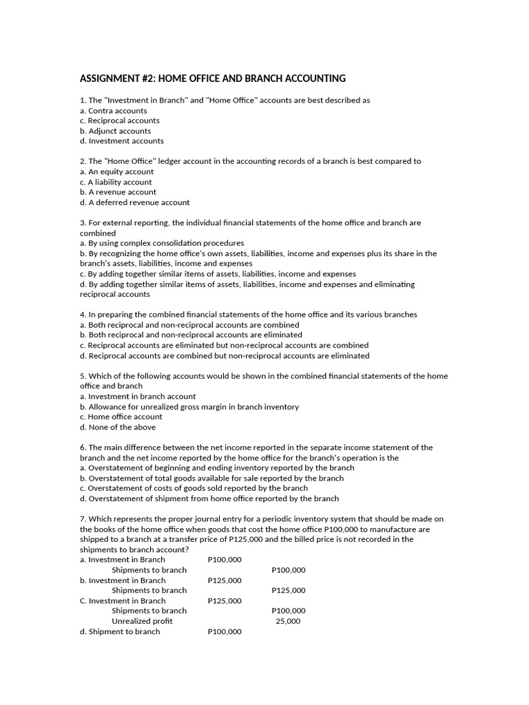 Assignment #2 Hoba | PDF | Revenue | Expense