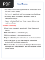 AAST Kidney Injury Grading Scale | PDF | Kidney | Injury