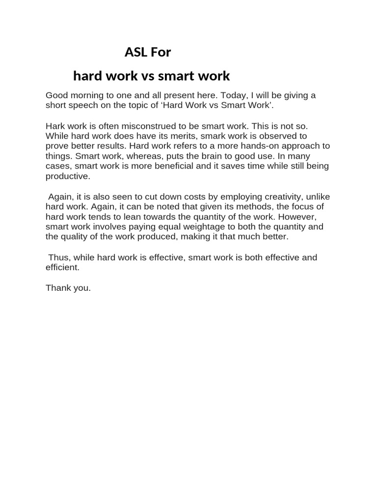 ASL For | PDF | Career & Growth