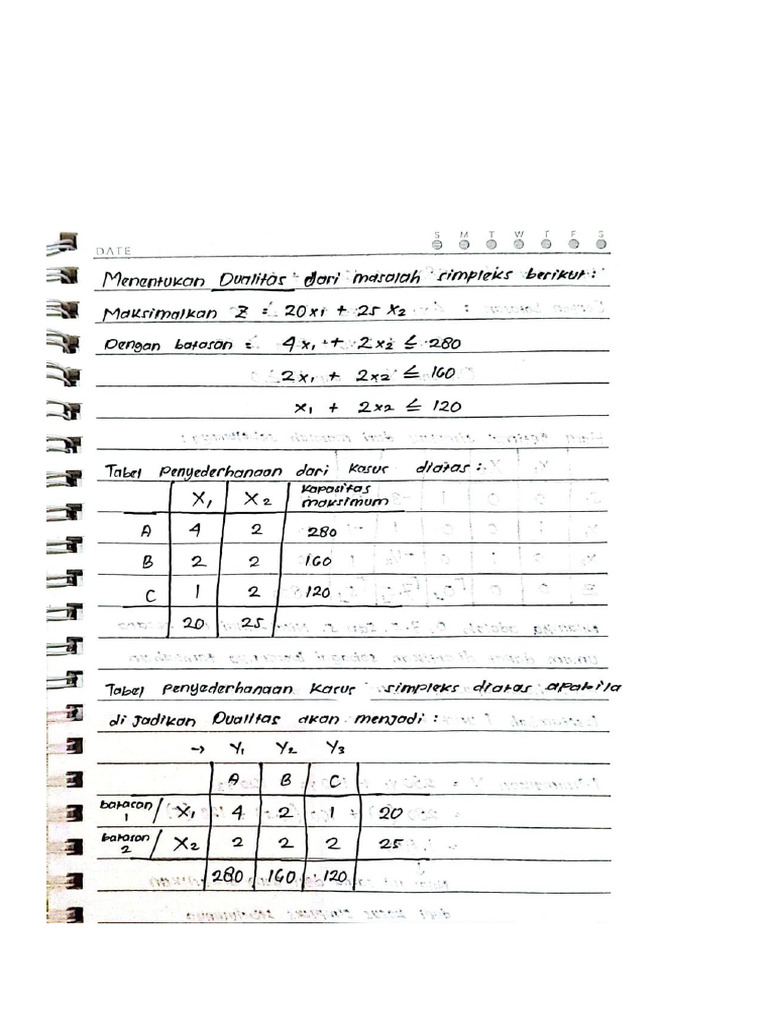 Sekar Manopo 227006416134 Tugas5 Riset Operasional K.01 | PDF