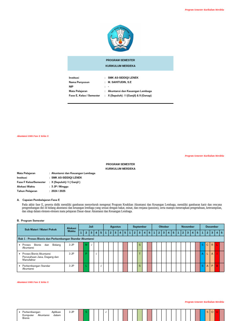 6 PROMES Kurikulum Merdeka | PDF