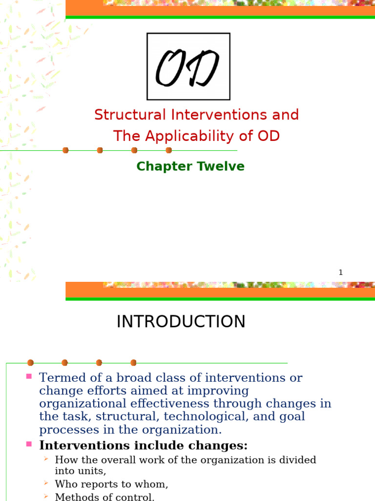 Chp-12 Structural Intervention | PDF | Social Psychology | Organizational Behavior