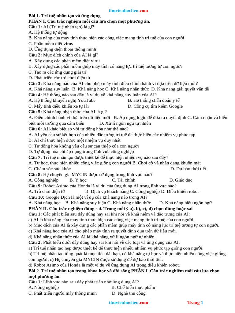 De Cuong On Tap Giua HK1 Tin 12 KNTT Nam Hoc 24 25 | PDF