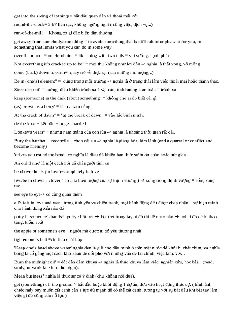 Collocations T So N | PDF