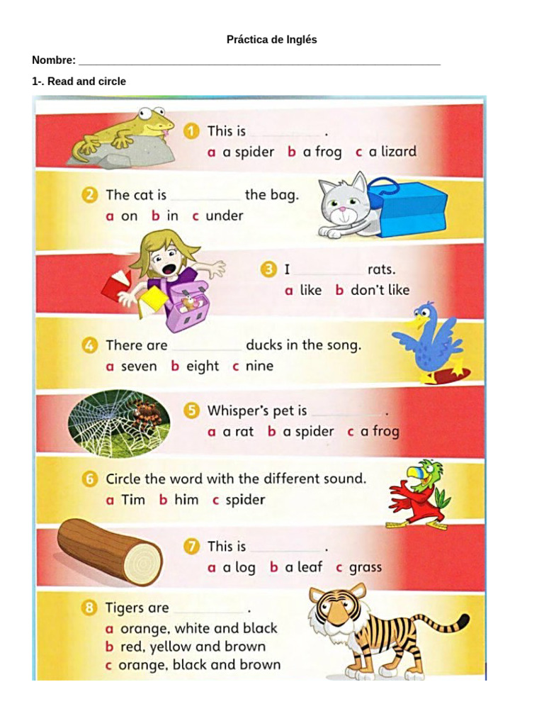Práctica de Inglés | PDF | Career & Growth