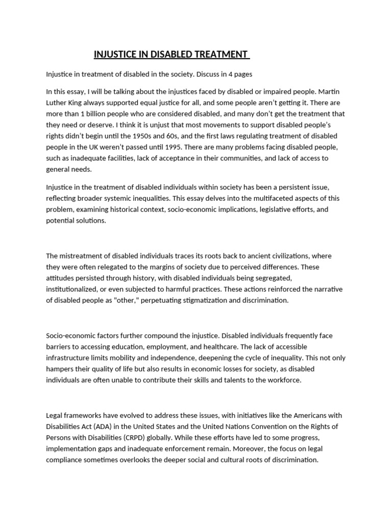 Injustice in TR-WPS Office | PDF | Disability | Inclusion (Education)