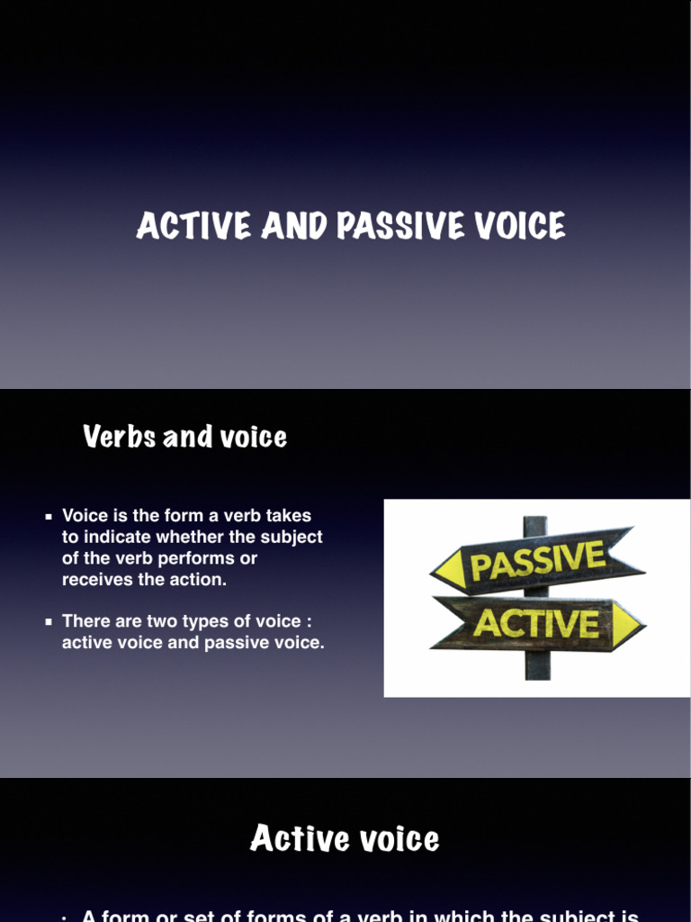 Active Passive | PDF