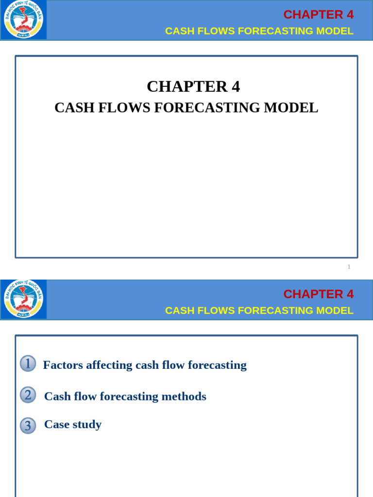 Ch4-Cash Flows Forecasting Model | PDF | Forecasting | Equity (Finance)